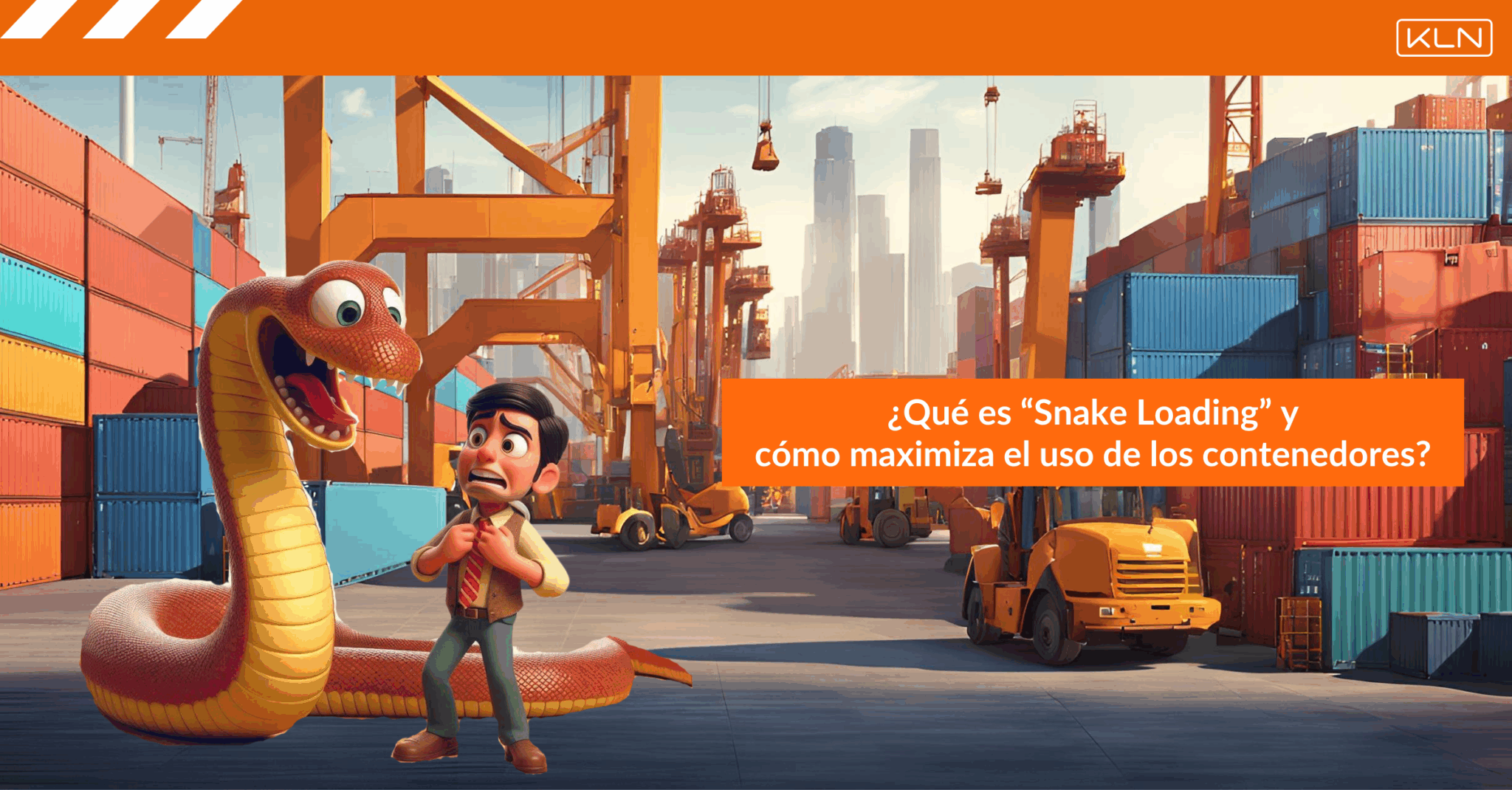 ¿Qué es “Snake Loading” y cómo maximiza el uso de los contenedores? - KLN
